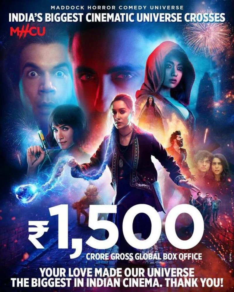 Maddock Horror Comedy Universe Crosses ₹1500 Crore with ‘Thamma ...